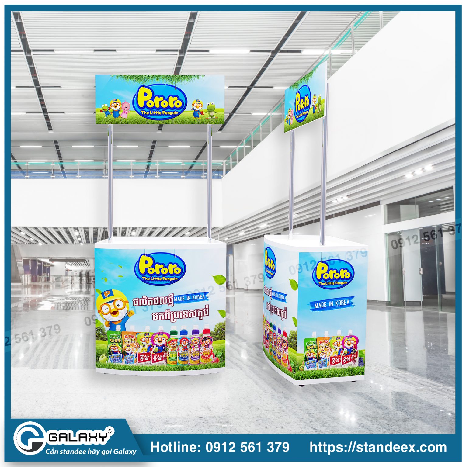 BOOTH SAMPLING - Quầy bán hàng di động